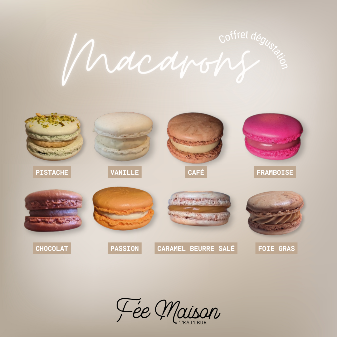 COFFRETS MACARONS – Traiteur à Nice – Fée Maison Traiteur